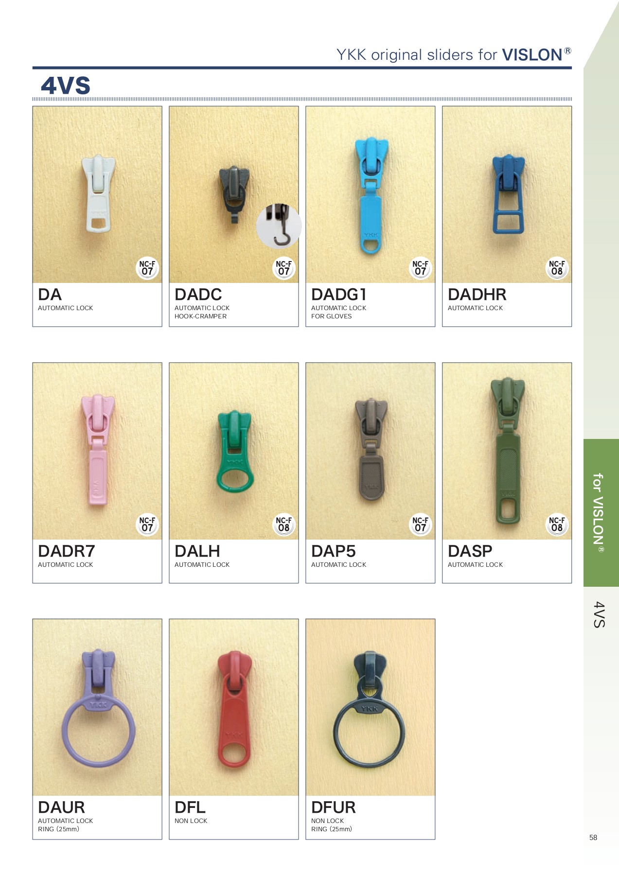 YKK Slider Catalogue JPN 2021-05 - sanvi.biz - Page 64 | Flip PDF Online | PubHTML5