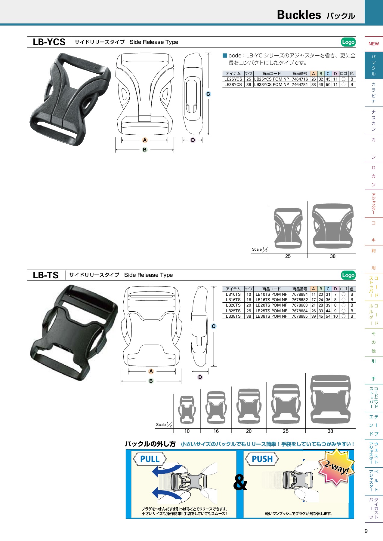 YKK Plastic Parts Catalogue JPN 2020-05 - sanvi.biz - Page 11 | Flip PDF Online | PubHTML5