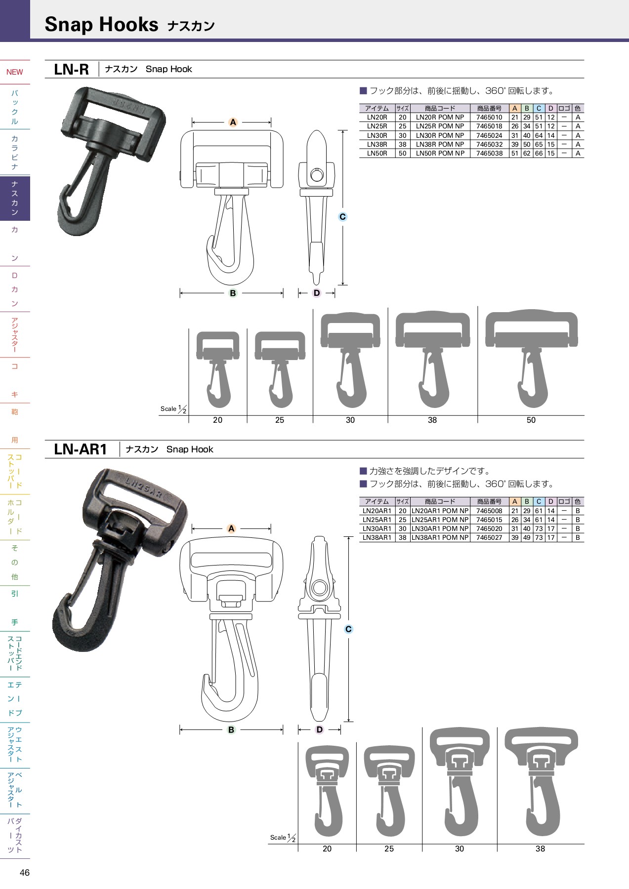 YKK Plastic Parts Catalogue JPN 2020-05 - sanvi.biz - Page 48 | Flip PDF Online | PubHTML5