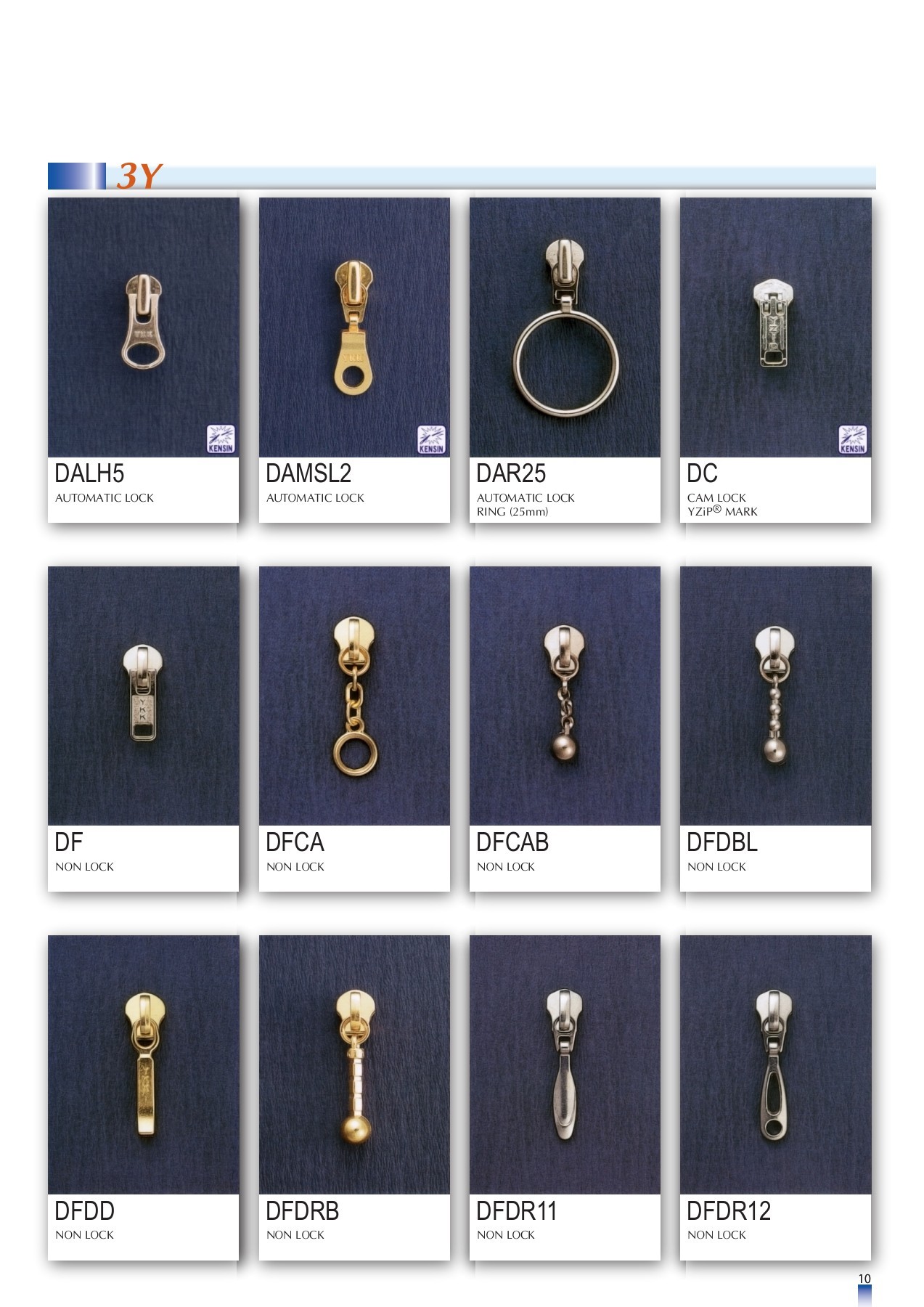 Sliders Catalogue - YKK Zippers - YKK Japan ©2014 - sanvi.biz - Page 11 | Flip PDF Online | PubHTML5