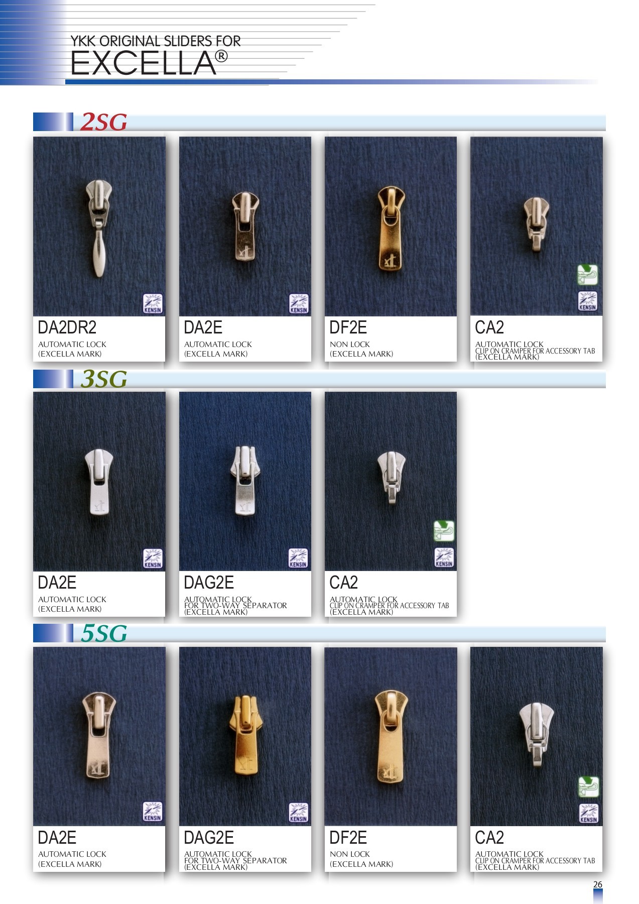 Sliders Catalogue - YKK Zippers - YKK Japan ©2014 - sanvi.biz - Page 27 | Flip PDF Online | PubHTML5