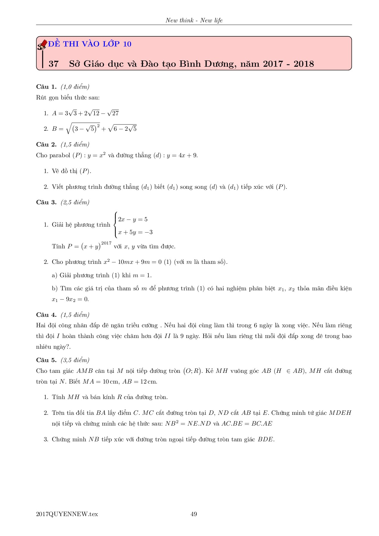Tuyen-tap-de-thi-tuyen-sinh-vao-lop-10-mon-toan-nam-hoc-2017-2018 - oanhcluborg - Trang 51 | PDF ...