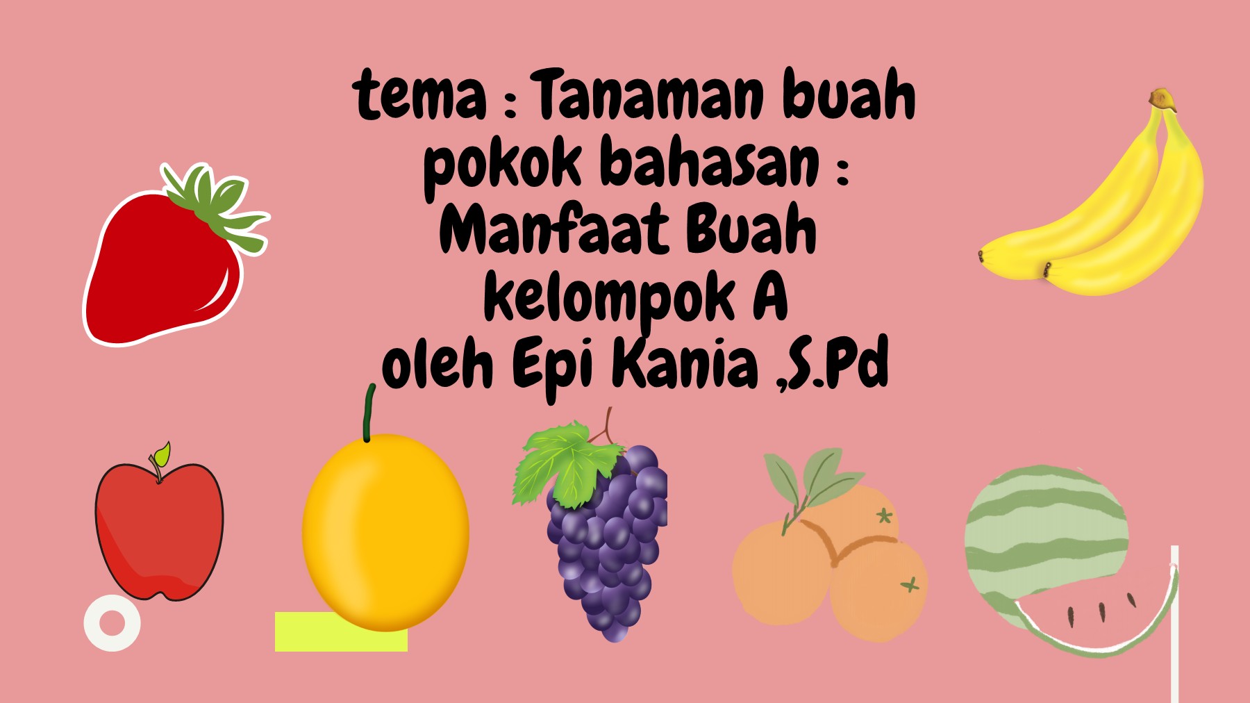 Manfaat Buah-buahan A - Epi Kania, S.Ag - Page 1 - 13 | Flip PDF Online ...