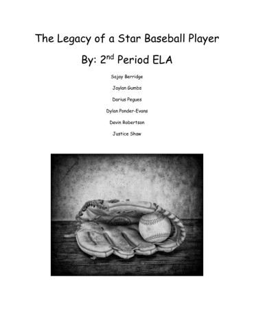 The Legacy of a Star Baseball Player - S Pollocks - Page 1 - 11 | Flip ...