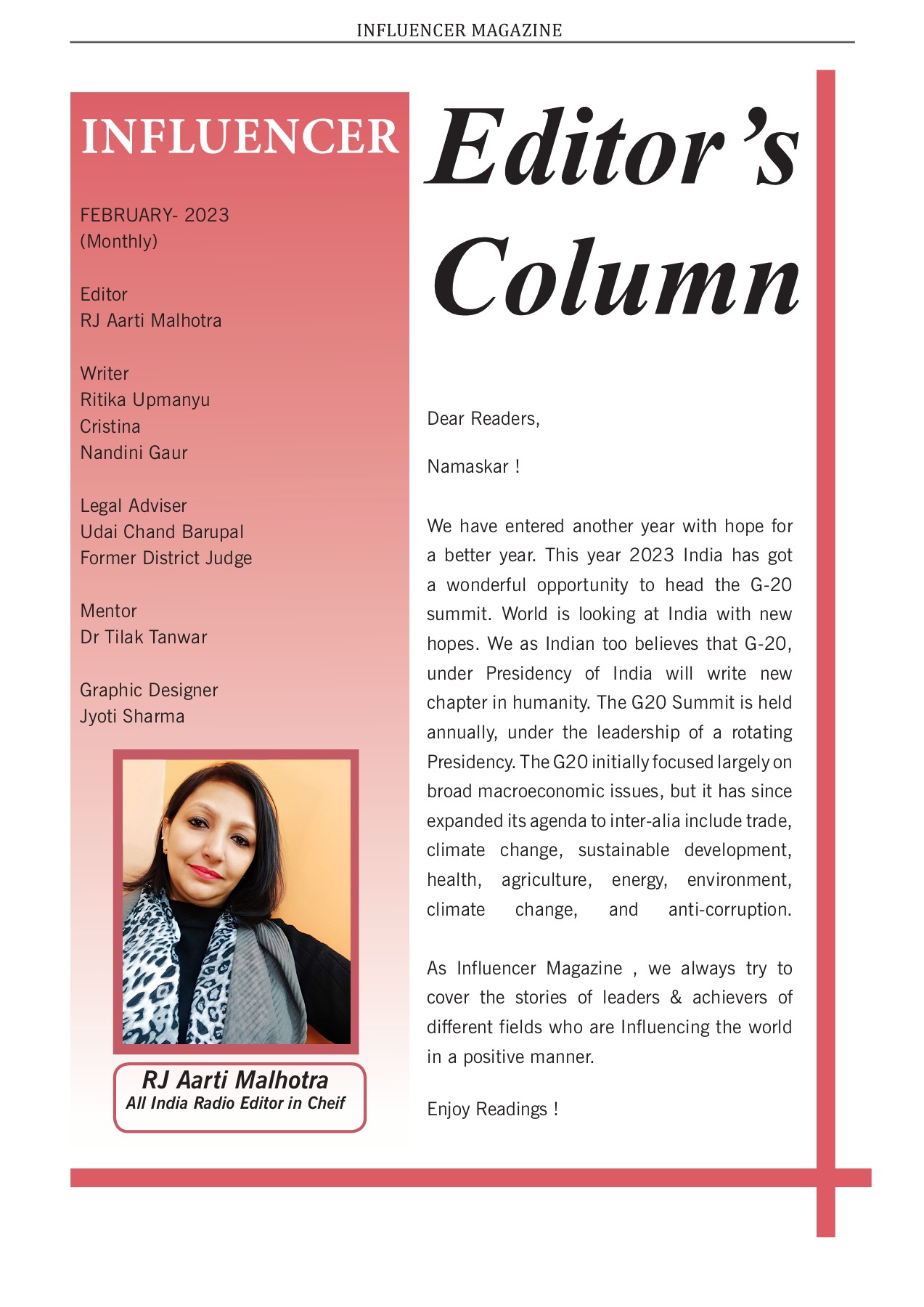 Influencer Magazine_3 - jyoti editing zone - Page 2 | Flip PDF Online ...
