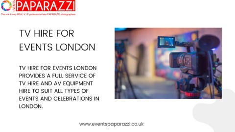 TV Hire for Events London