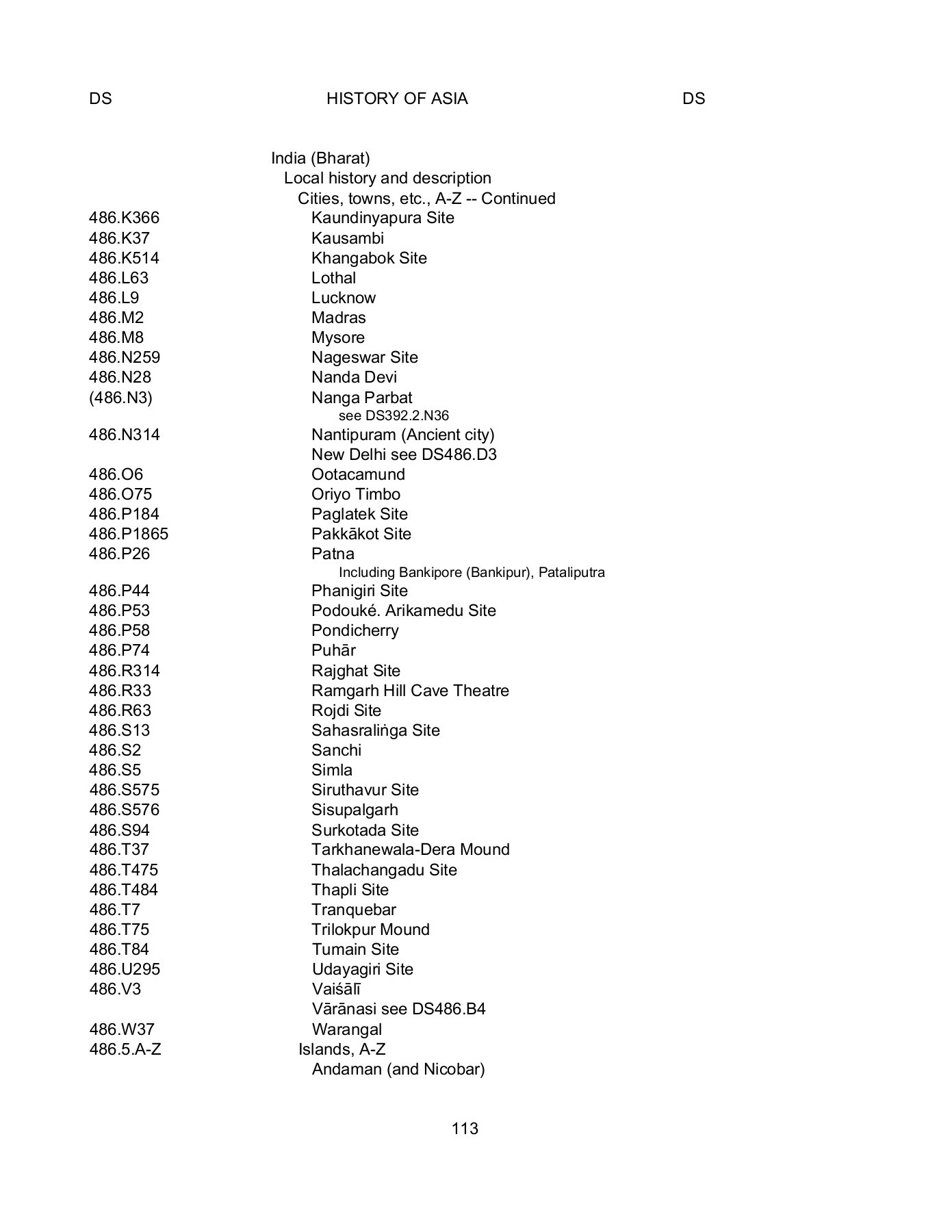 ตารางเลขระบบ LC หมวด DS - Naresuan University Archive - Page 118 | Flip PDF Online | PubHTML5