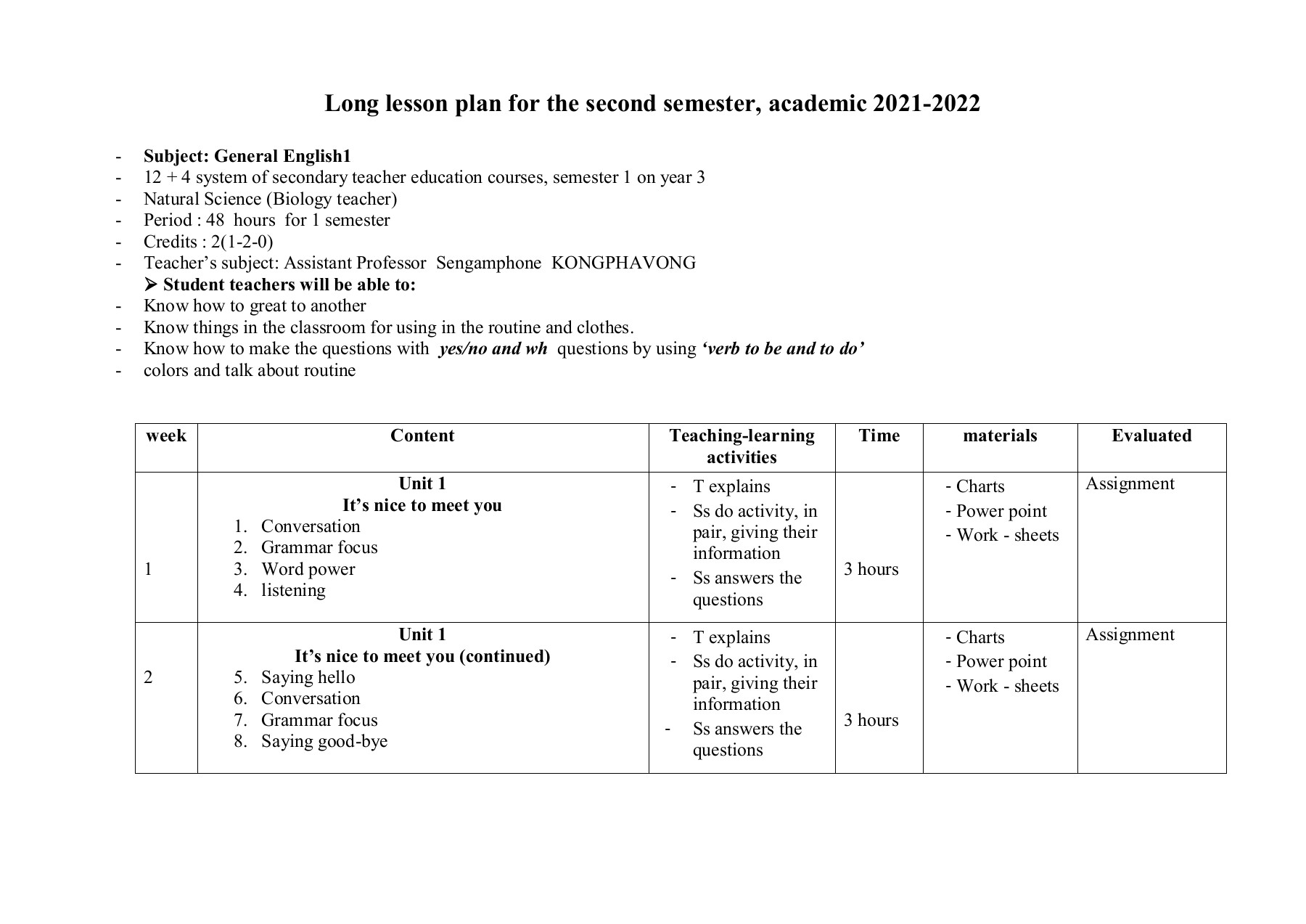 Long lesson plan Gereral1docx - patom312201 - Page 2 | Flip PDF Online ...