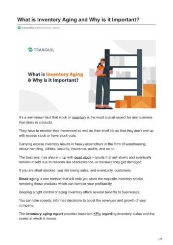 What is Inventory Aging and Why is it Important?