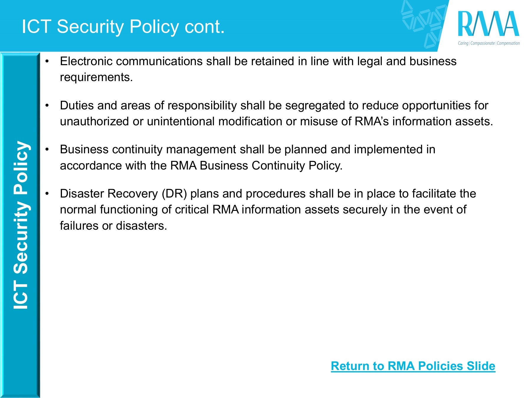 RMA Cyber Security and ICT Policies v3. - jccarelse - Page 33 | Flip ...