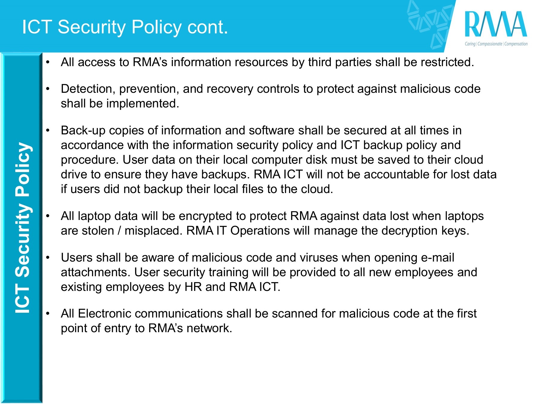 RMA Cyber Security and ICT Policies v3. - jccarelse - Page 32 | Flip ...