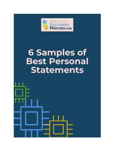 6 Samples of Best Personal Statements - Personal Statement Writers ...