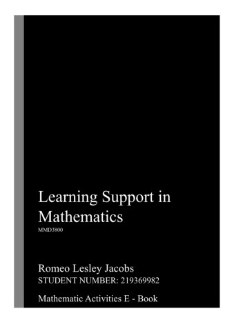 Mathematics E book 2023 final assignment