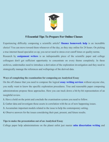 5 Essential Tips To Prepare For Online Classes