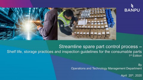 Streamline spare part control process _ Shelf life, storage practices ...
