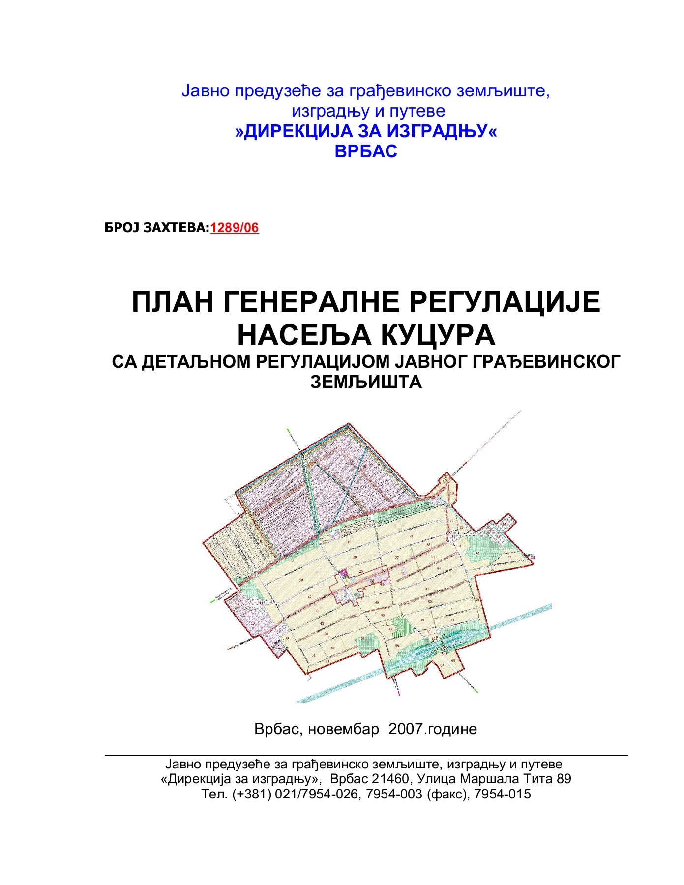 PLAN GENERALNE REGULACIJE NASELJA KUCURA tekst_clone - Michael Mc ...