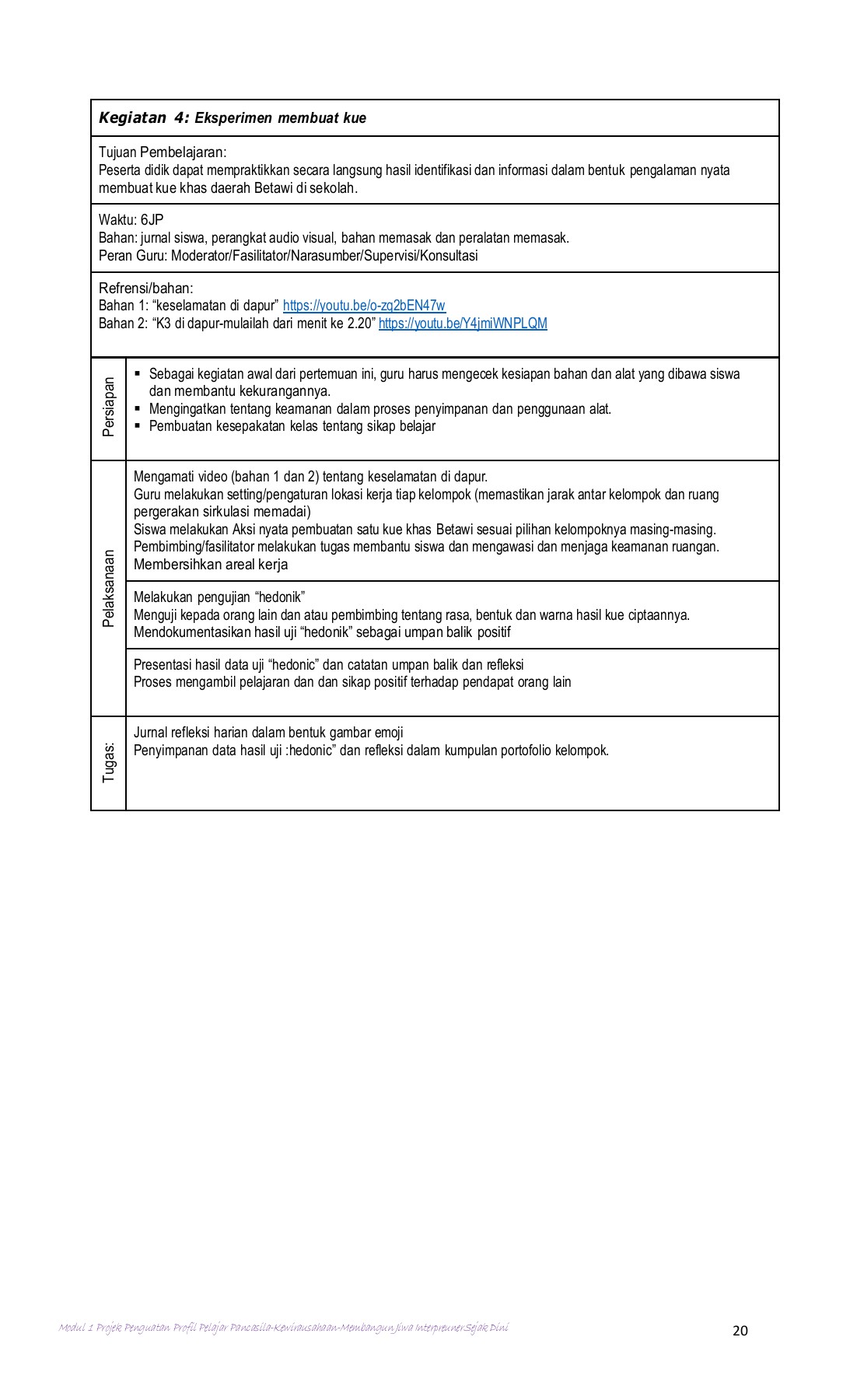 2. MODUL PROJECT KEWIRAUSAHAAN - smpnwajupanjakarta - Page 20 | Flip PDF Online | PubHTML5