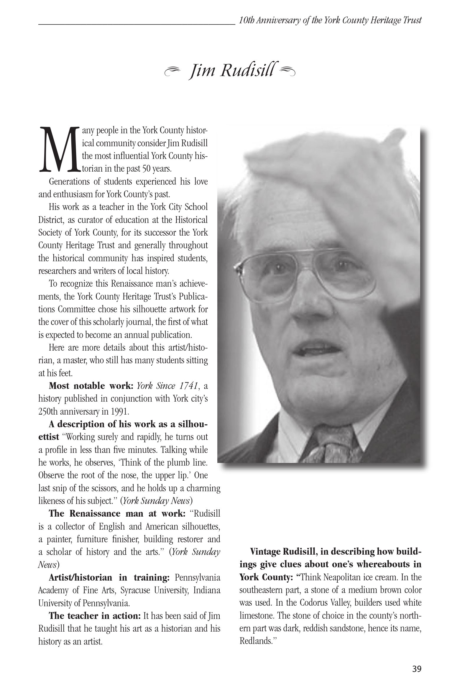 2010 Journal of York County Heritage - York County History Center ...