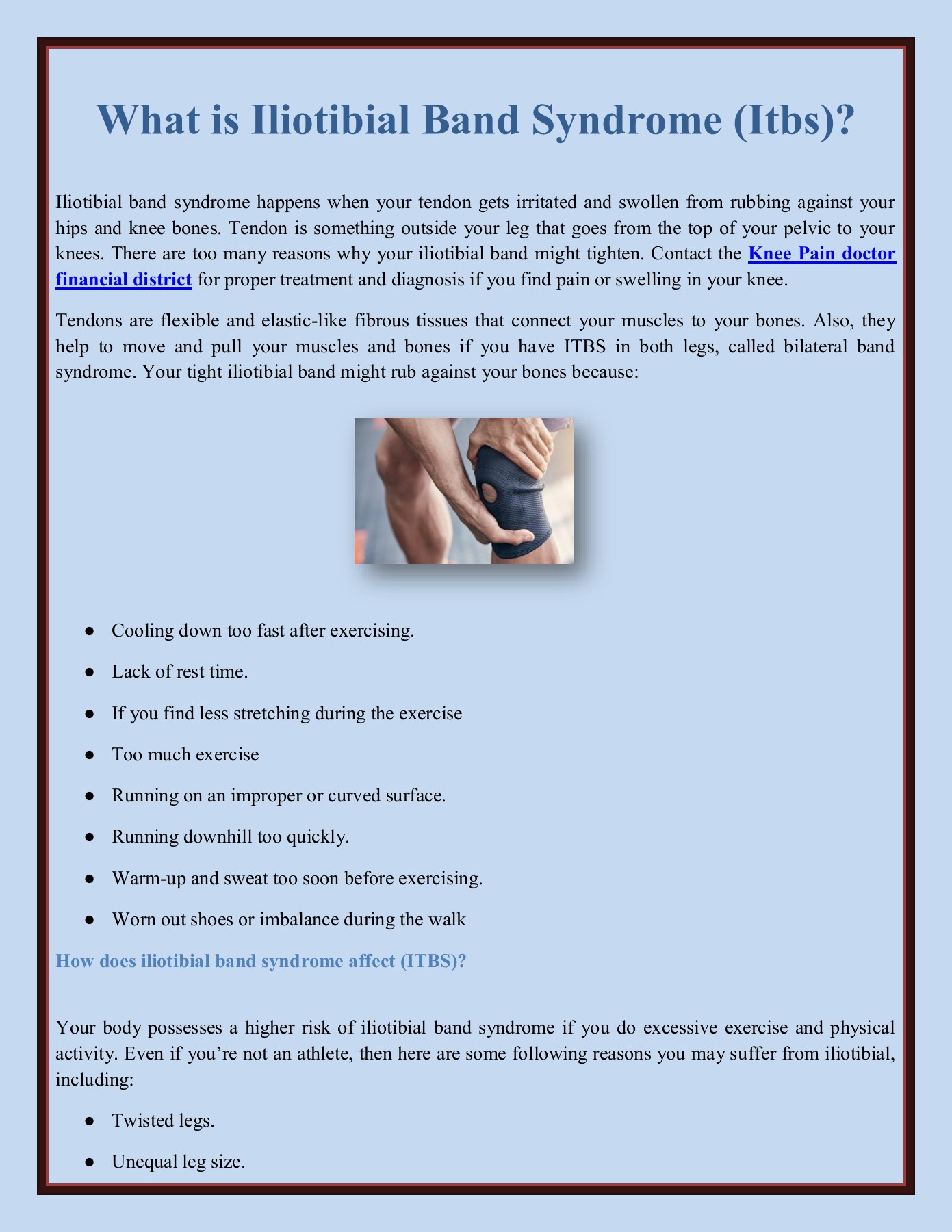 What is Iliotibial Band Syndrome (Itbs)? - gladyswmeyers - Page 1 - 3 ...