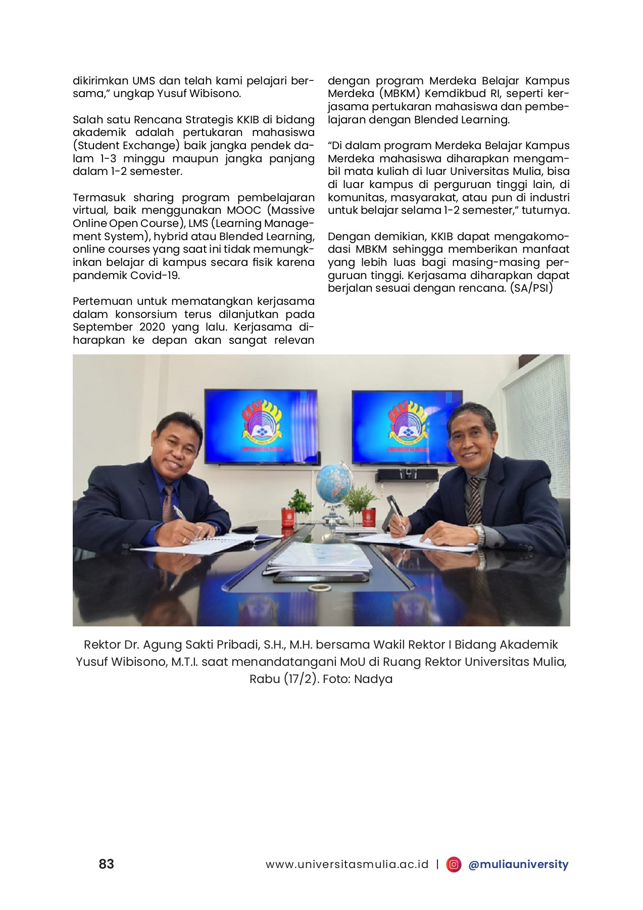 STUDY IN MULIA UNIVERSITY - Biro Media UM - Page 83 | Flip PDF Online ...