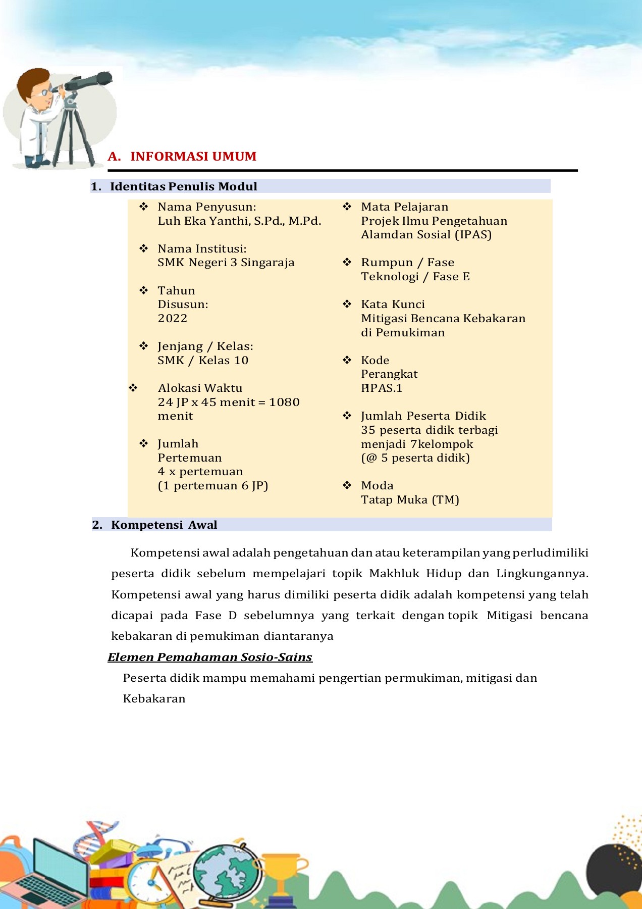 Modul Ajar IPAS -Eka Yanthi-Mahluk Hidup dan Lingkungannya 1.docx - Luh Eka Yanthi - Kaca 5 ...
