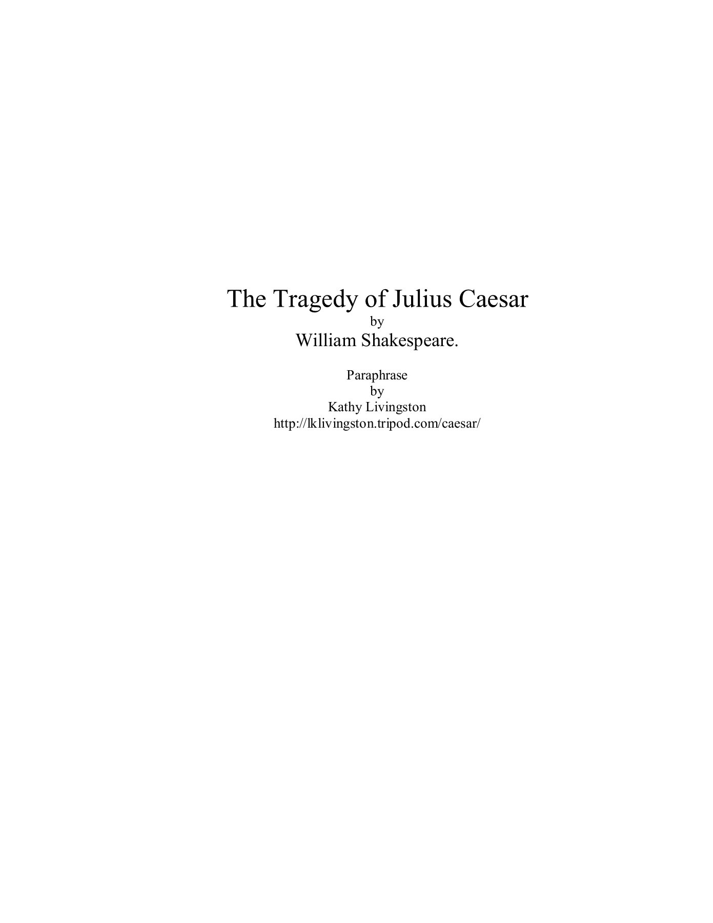 The Tragedy of Julius Caesar - sertina2308 - Page 1 - 84 | Flip PDF ...