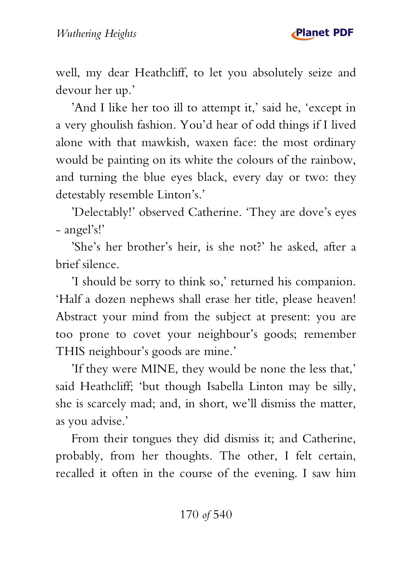 Wuthering Heights - sertina2308 - Page 170 | Flip PDF Online | PubHTML5