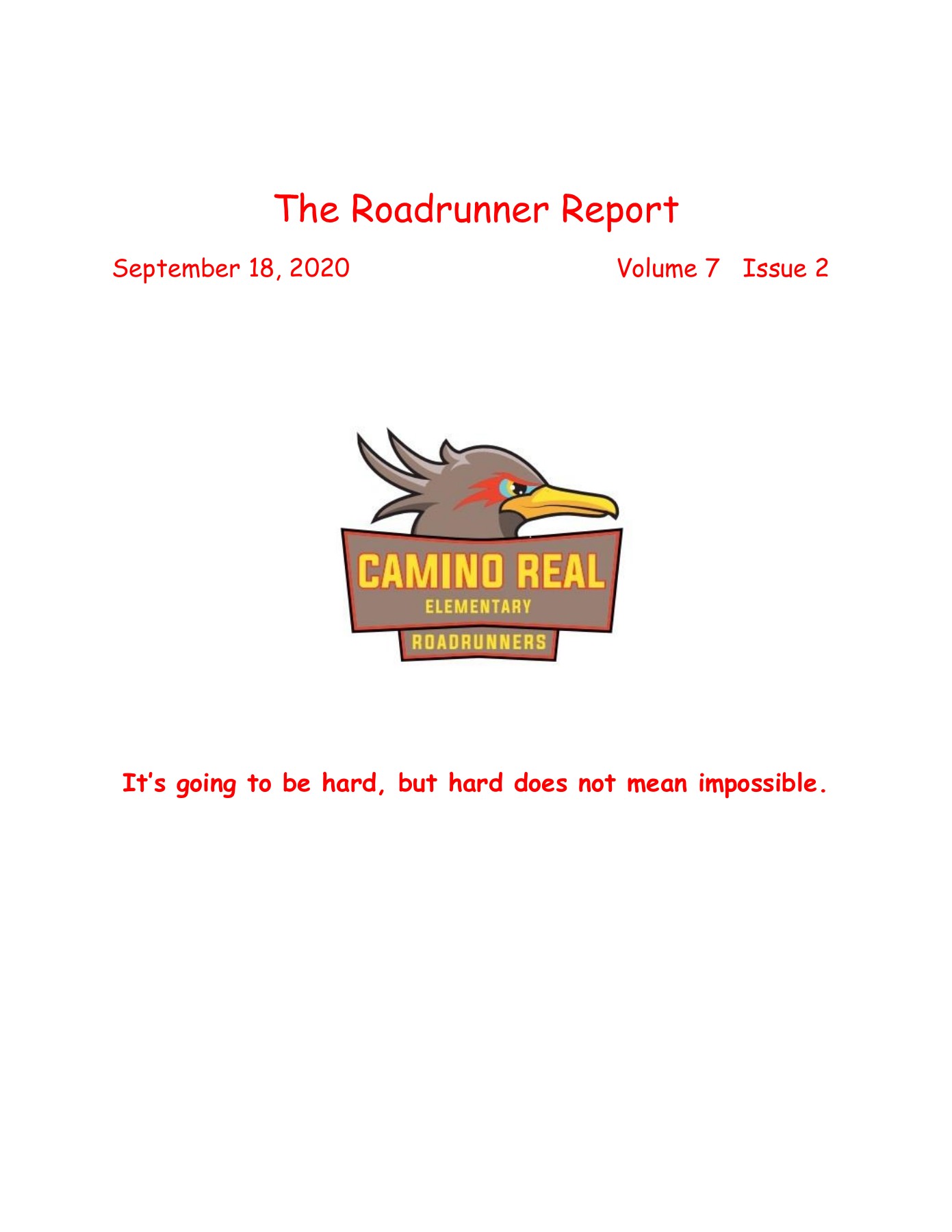 The Roadrunner Report - yvette.soliz - Page 1 - 1 | Flip PDF Online ...