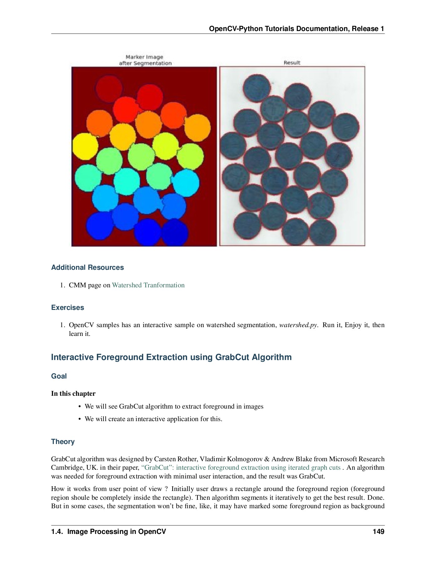 OpenCV Python Documentation - parth singh rajput - Page 153 | Flip PDF Online | PubHTML5