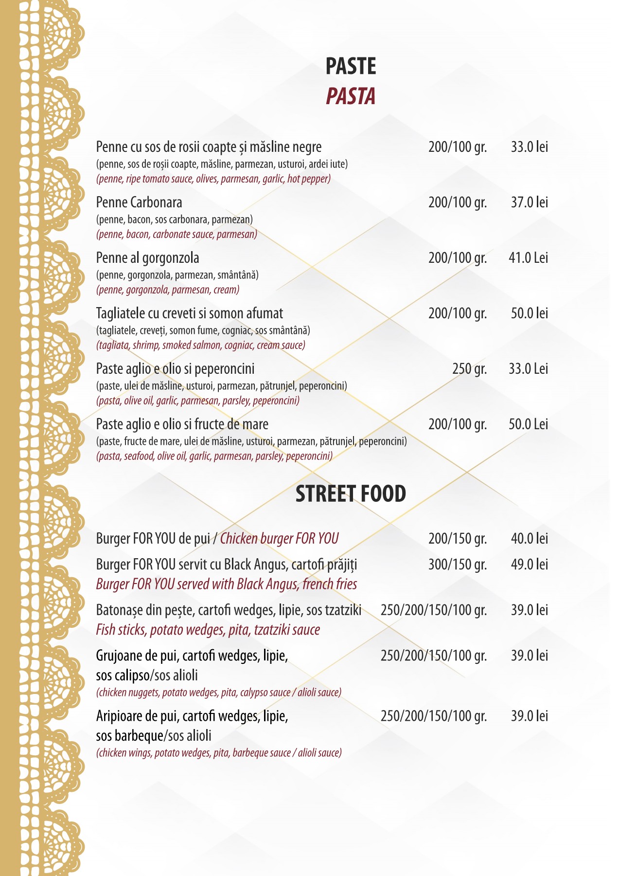 meniu restaurant mai 2022 - admin - Pagină 12 | PDF Online | PubHTML5