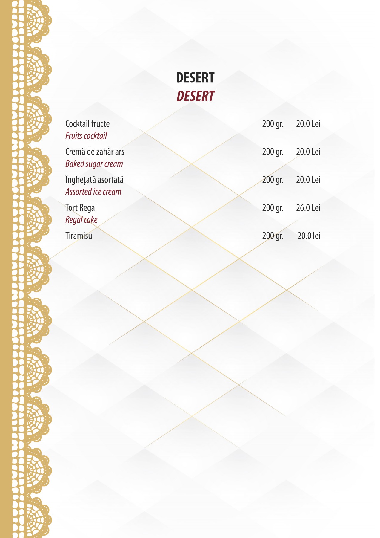 meniu restaurant mai 2022 - admin - Pagină 14 | PDF Online | PubHTML5