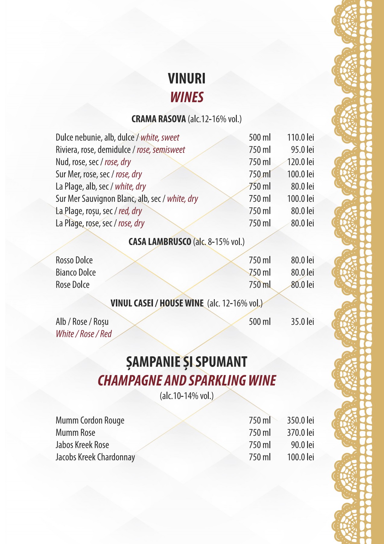 meniu restaurant mai 2022 - admin - Pagină 25 | PDF Online | PubHTML5