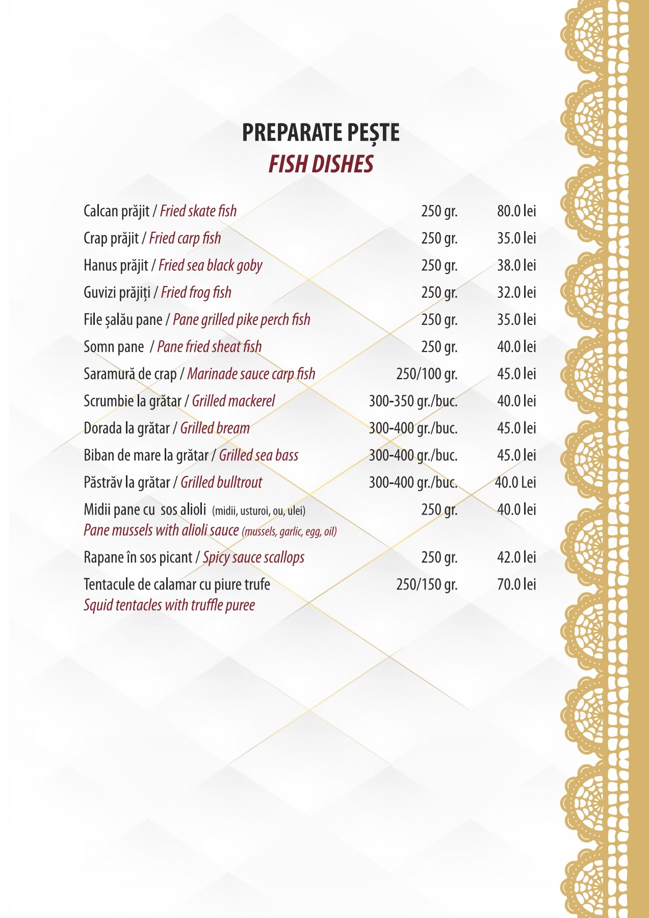 meniu restaurant mai 2022 - admin - Pagină 9 | PDF Online | PubHTML5