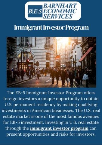 Immigrant Investor Program - Secure Your Future Through Investment