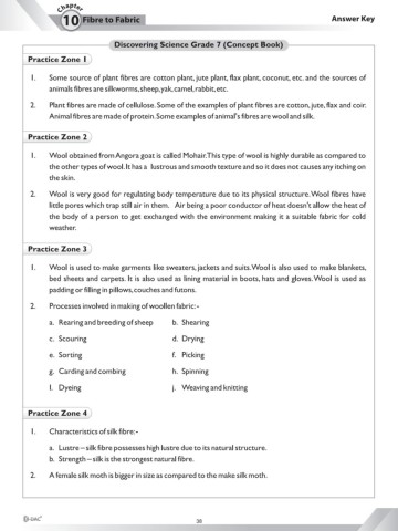 Grade7 Answer Key Science Ch10