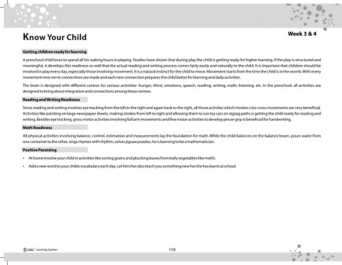 Dis Know your Child_Week 3 4