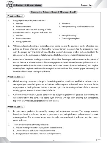 Grade8 Answer Key Science Ch12