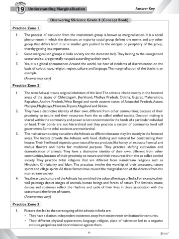 Grade8 Answer Key SST Ch19