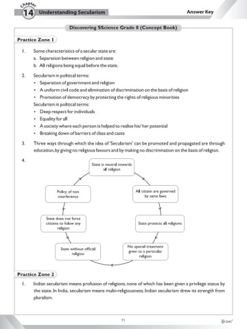 Grade8 Answer Key SST Ch14
