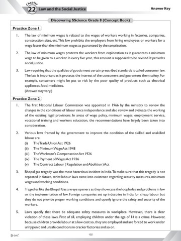 Grade8 Answer Key SST Ch22