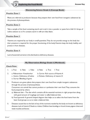 Grade6 Answer Key Science Ch2