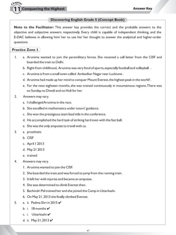 Grade5 Answer Key English Ch11