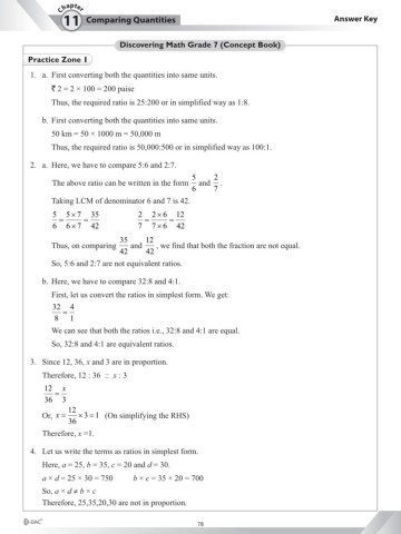 Grade7 Answer Key Math Ch11