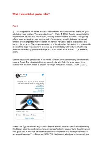 What if we switched gender roles_ ~ Asfa Batool