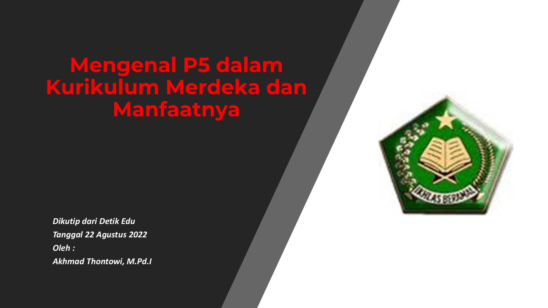 PROYEK P5 KURIKULUM MERDEKA - Akhmad T - Kaca 1 - 13 | PDF Online | PubHTML5