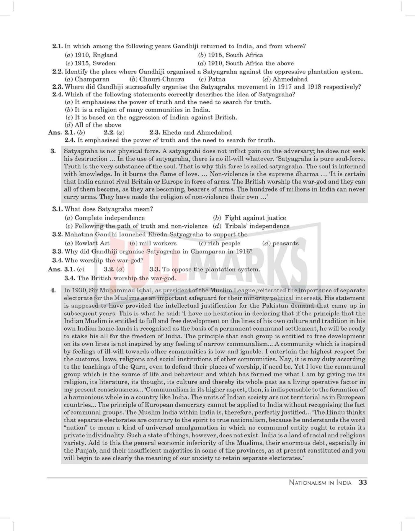 EG Social Science Term 2 Class 10 - Full Marks Pvt Ltd - Page 34 | Flip ...