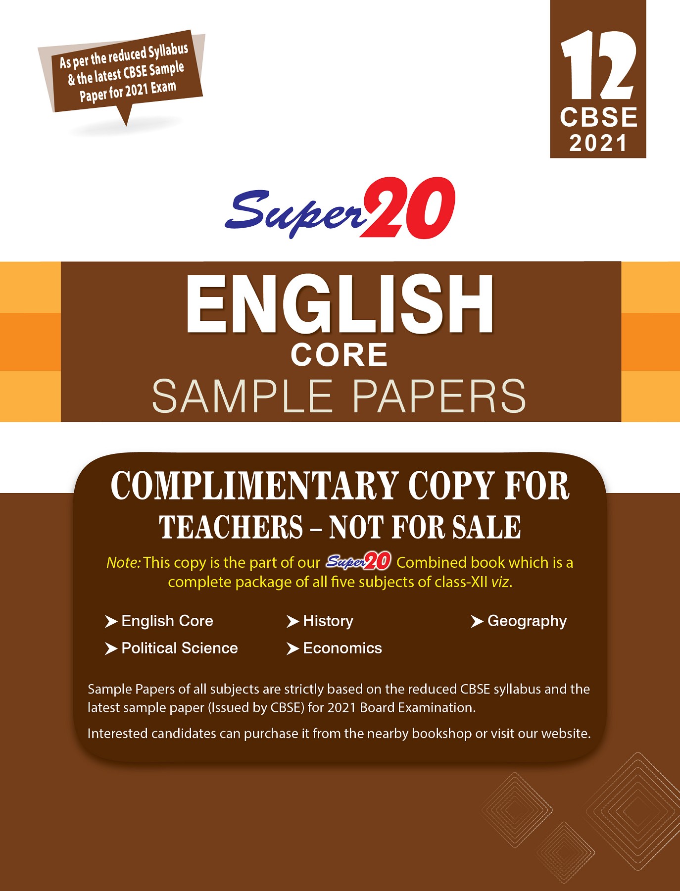 Super 20 English Core Class 12 Complimentary Book - Full Marks Pvt Ltd ...