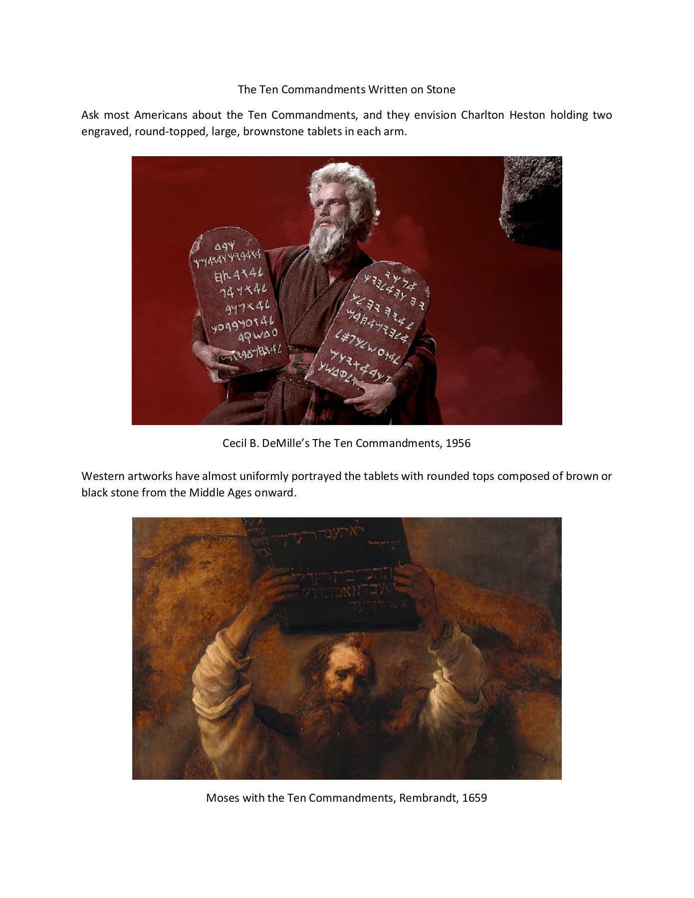 The Ten Commandments Written on Stone - brent - Page 1 - 10 | Flip PDF ...