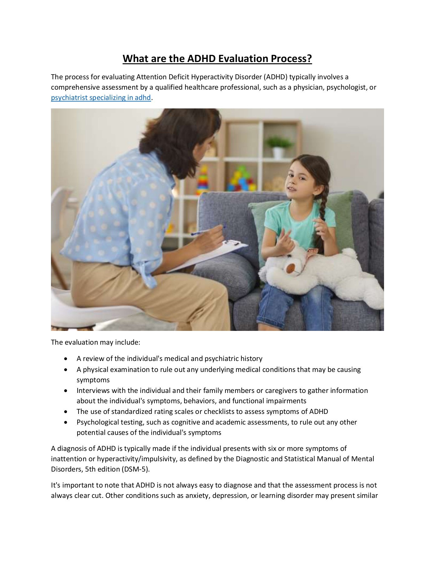 What are the ADHD Evaluation Process - adhdmeuk - Page 1 - 2 | Flip PDF ...