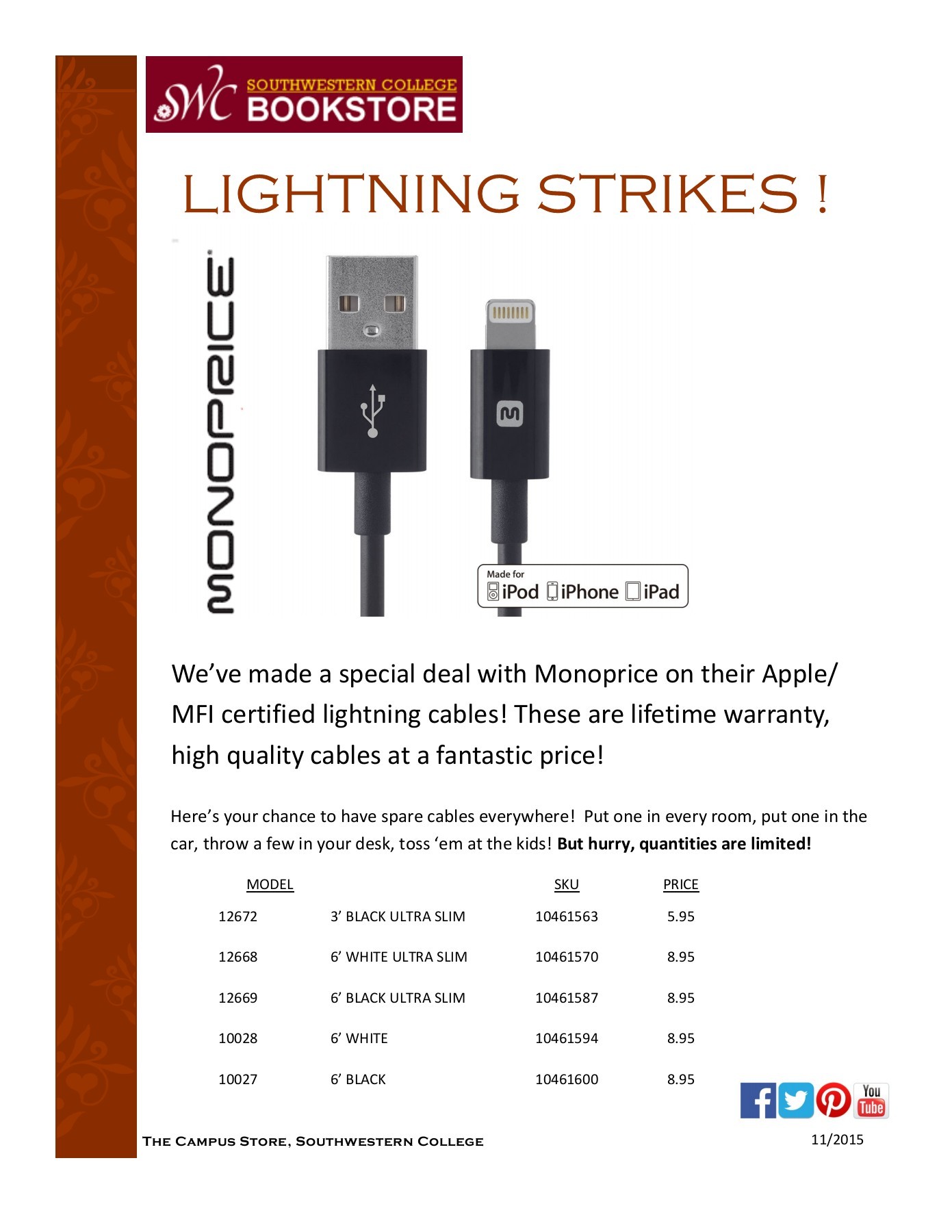 lightning cable flyer - thubbell - Page 1 - 1 | Flip PDF Online | PubHTML5
